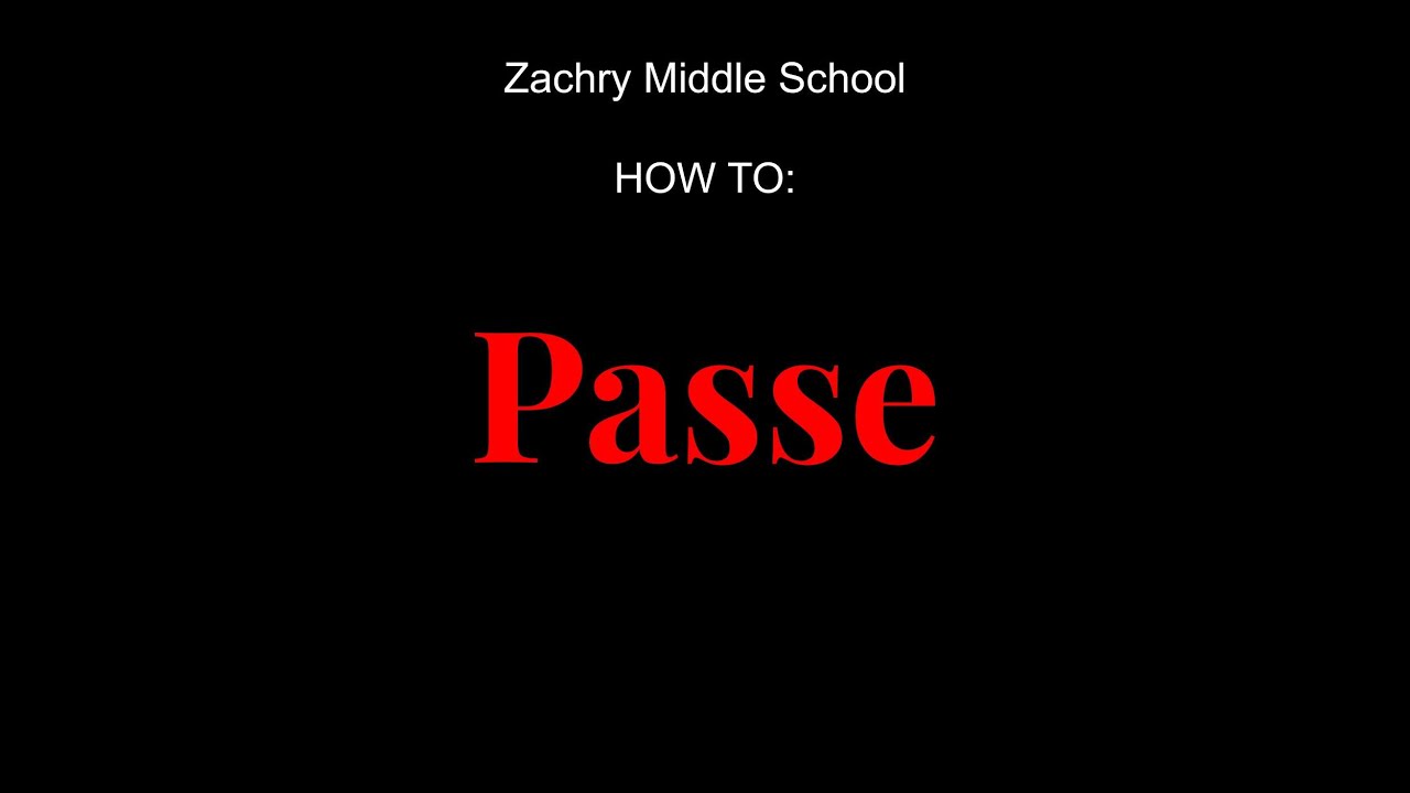 How to Passe position - YouTube