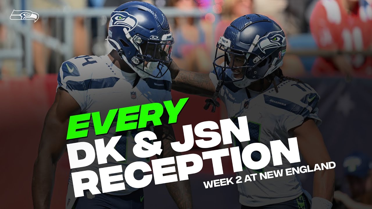 Every DK Metcalf & Jaxon Smith-Njigba Reception From Week 2 Win vs ...