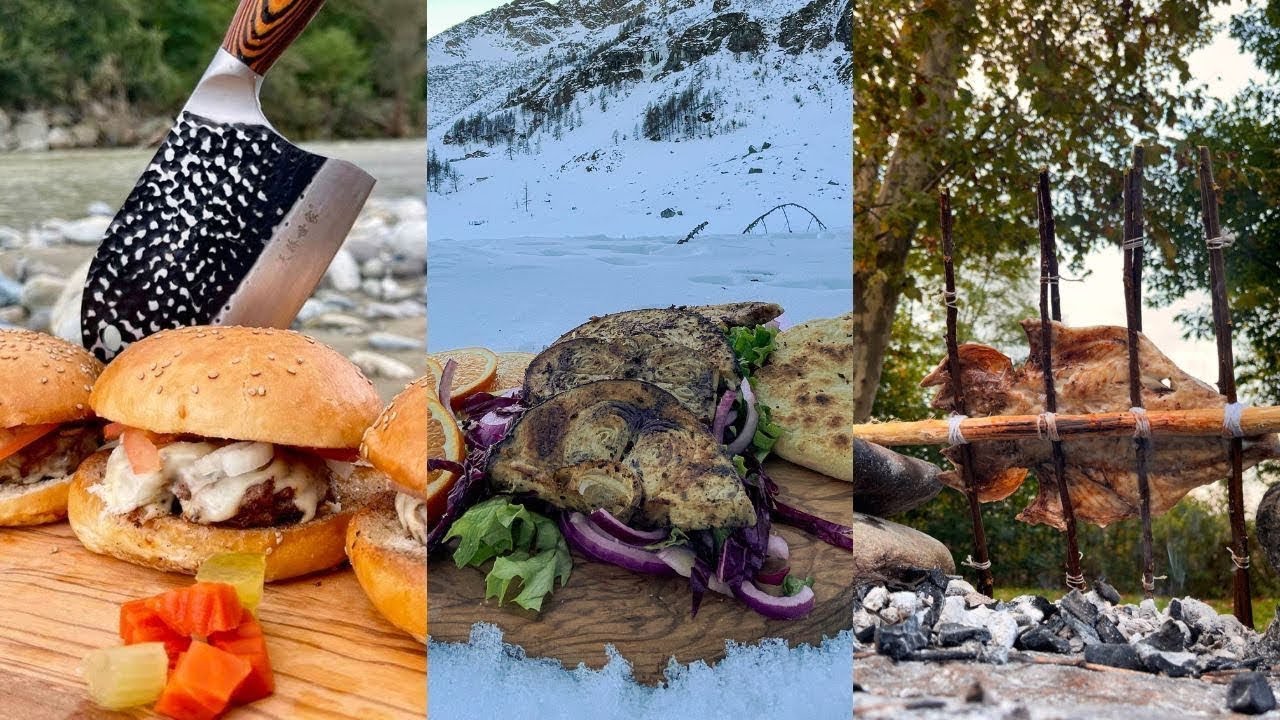7-Day Wilderness Cooking Challenge: Surviving with Primitive Skills ...