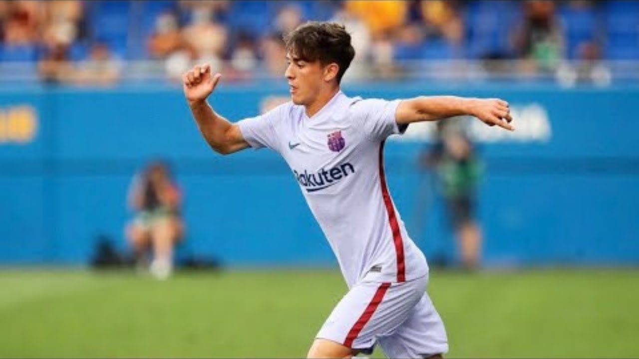 Pablo Paez Gavi vs Girona FC Pre Season Friendly 2021 - YouTube