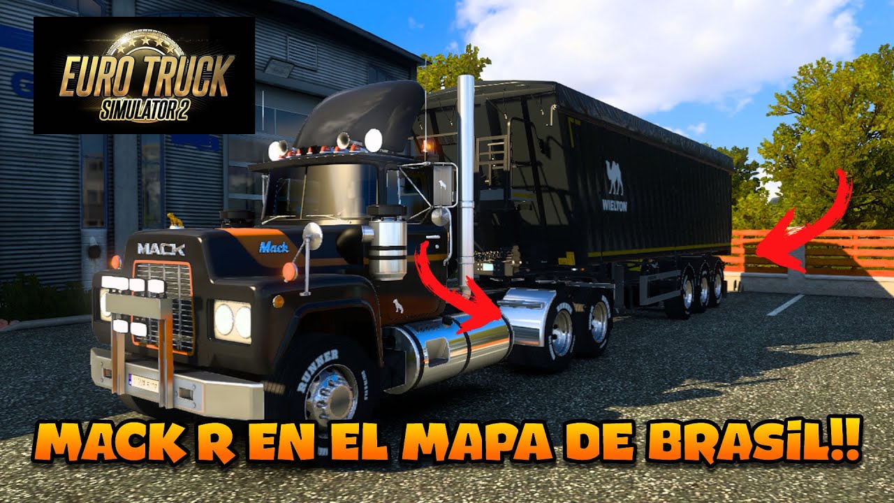 🔥CAMION CLASICO AMERICANO MACK R EN EL MAPA DE BRASIL ETS2 #ets2 # ...