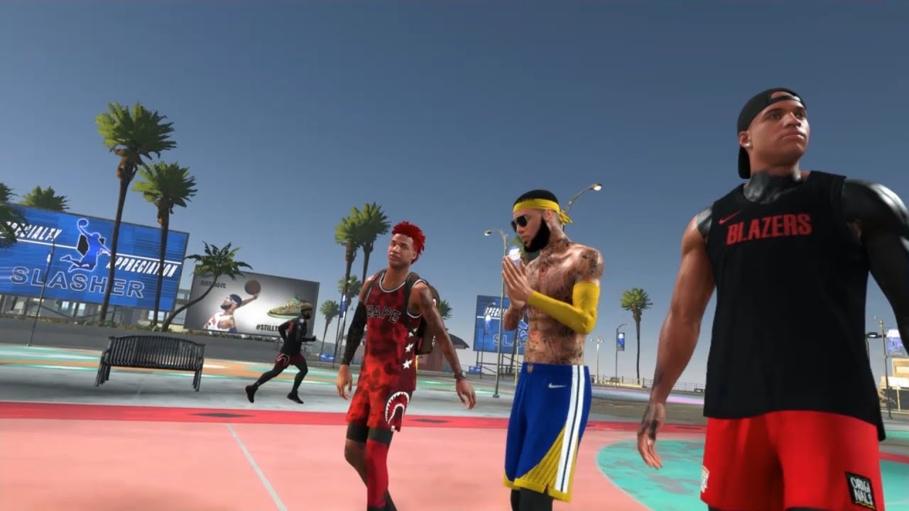 NBA 2K21 The Beach Current Generation PS4 Gameplay- Collaboration With ...