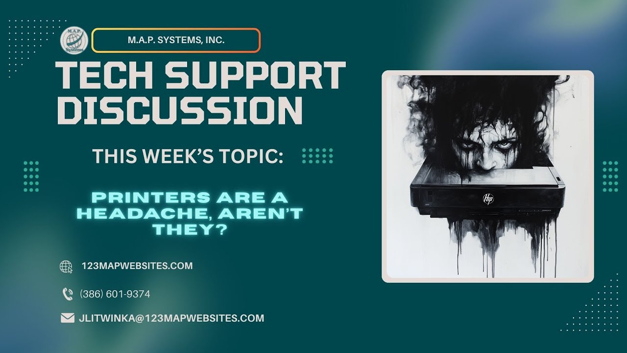 Weekly Tech Support Discussion - Printers don't have to be such a ...