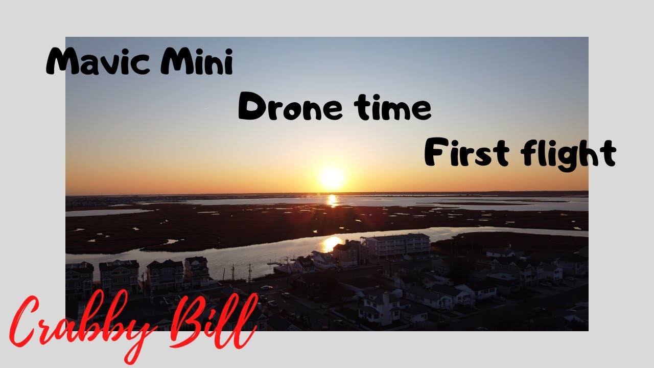 DJI Mavic mini, first flight - YouTube