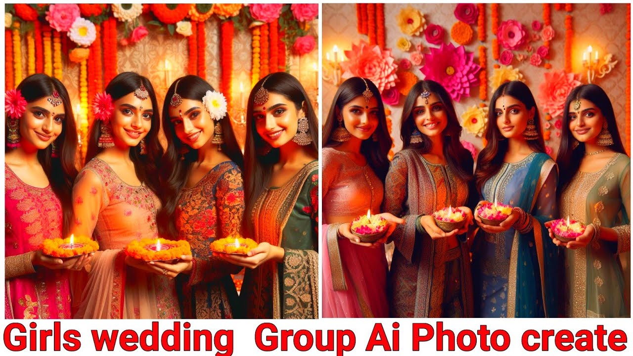 😱girls group AI Photo Editing Kaise Kare | AI Photo Editing |Valentine ...