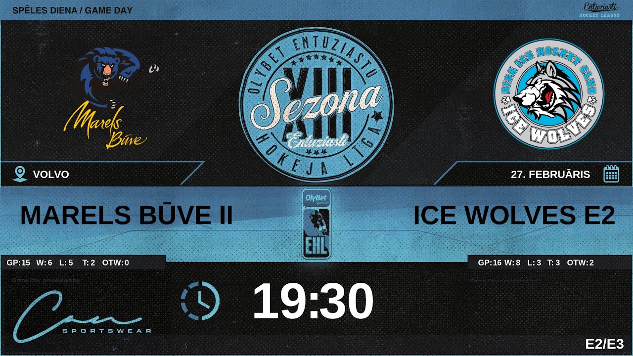 2024 02 27 | MARELS BŪVE II (MB2) - ICE WOLVES E2 (WLF) | E2/E3 - YouTube