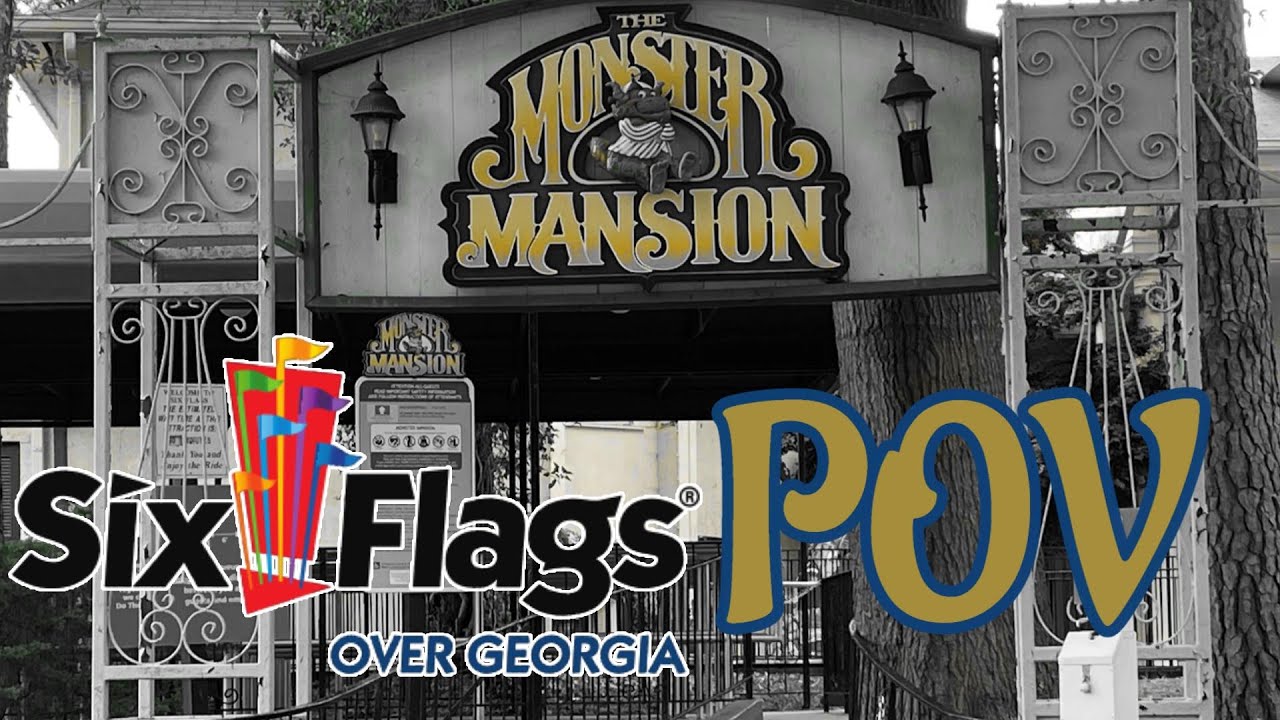 Monster Mansion Dark Ride POV at Six Flags Over Georgia | 2024 - YouTube