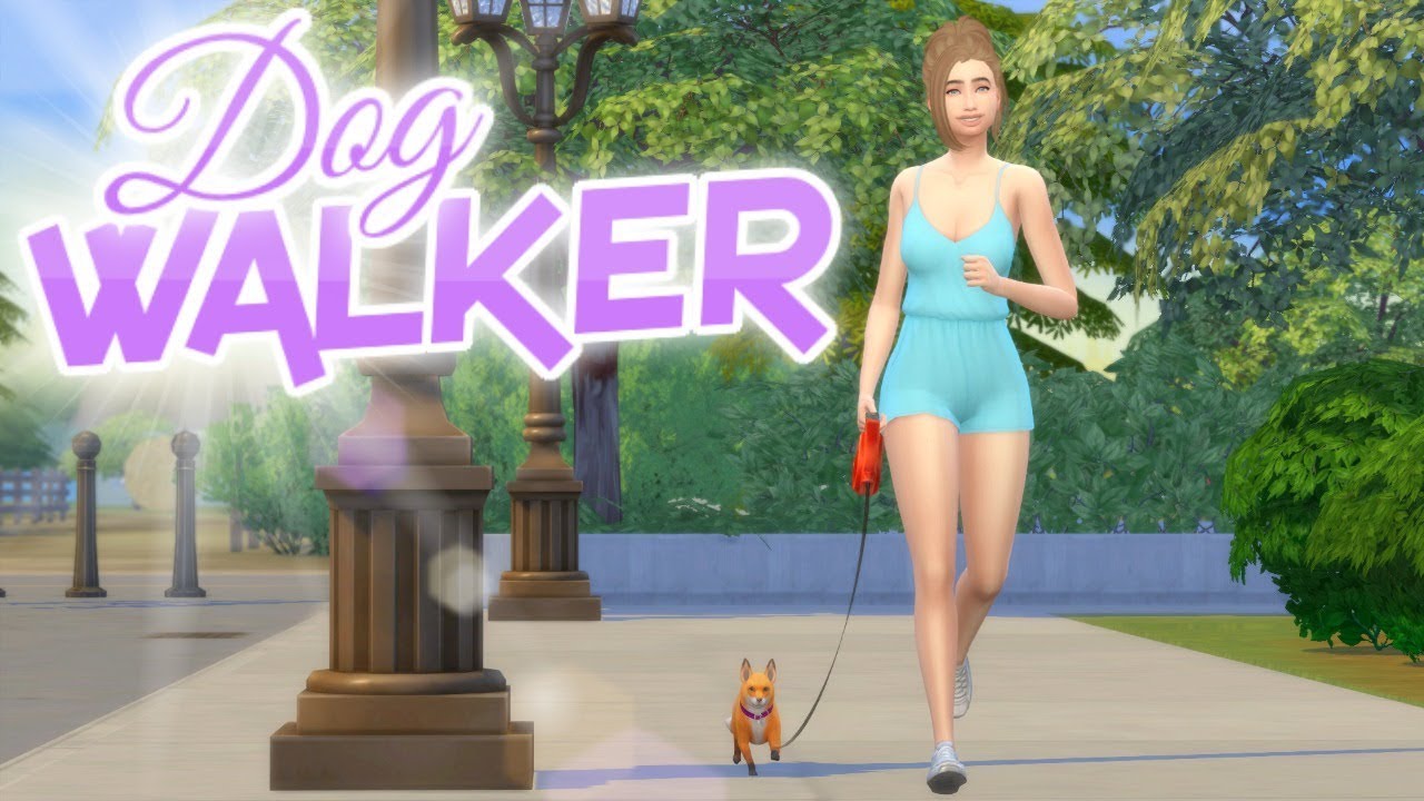 DOG WALKER SERVICE: MOD REVIEW | The Sims 4: CATS AND DOGS New Jobs ...