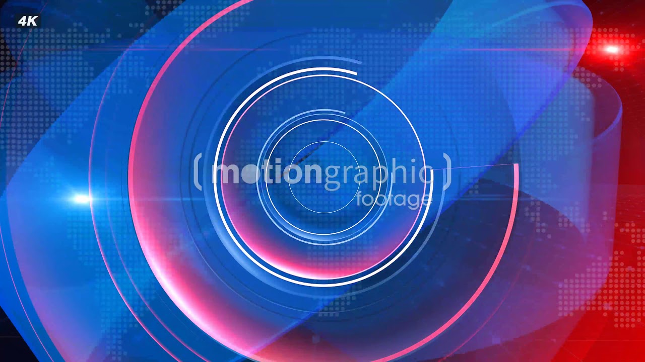 News Broadcast Studio Background 4K - Motion Graphic - YouTube