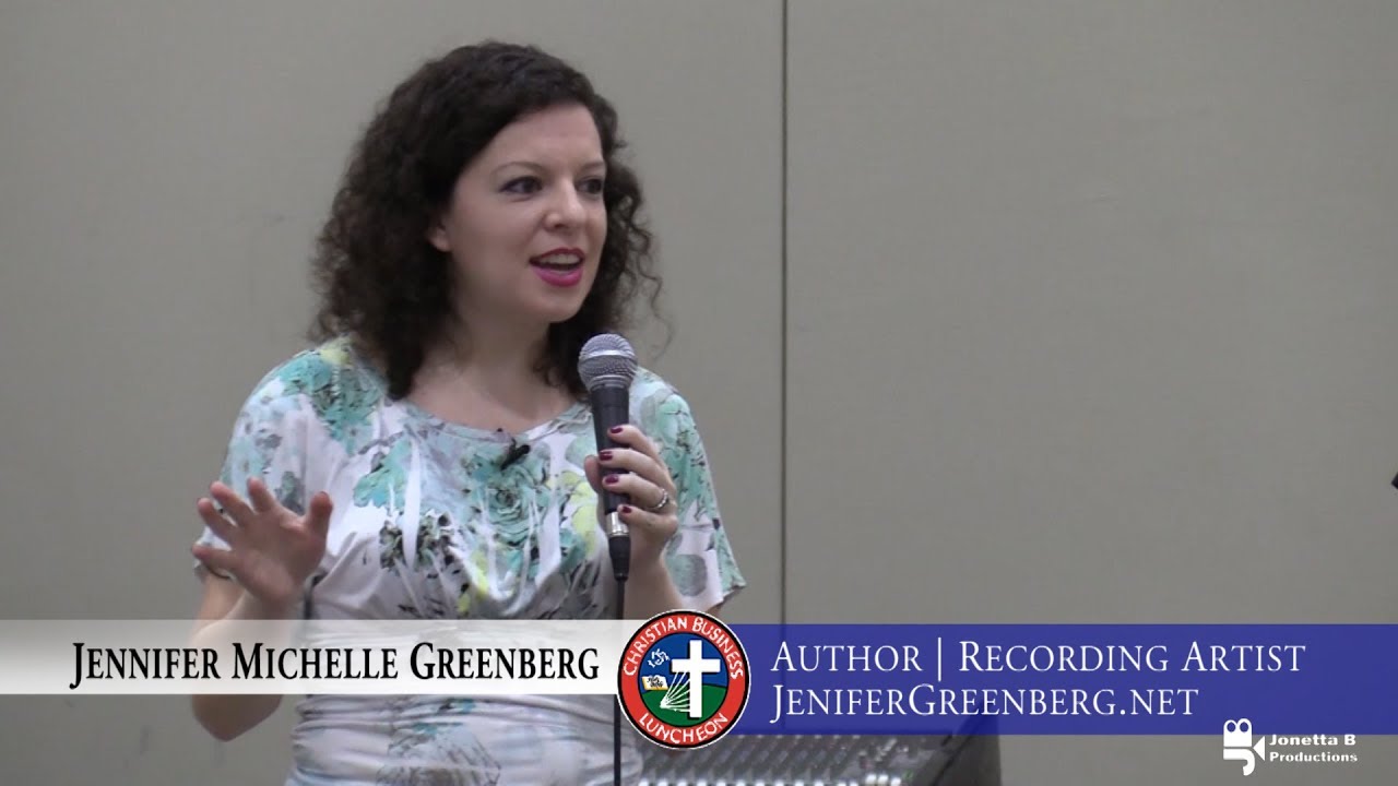 Jennifer Greenberg How God uses suffering Christian Business Luncheon ...