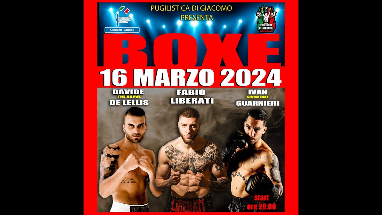 Evento Boxe Pro Montesilvano 16 marzo 2024 - YouTube