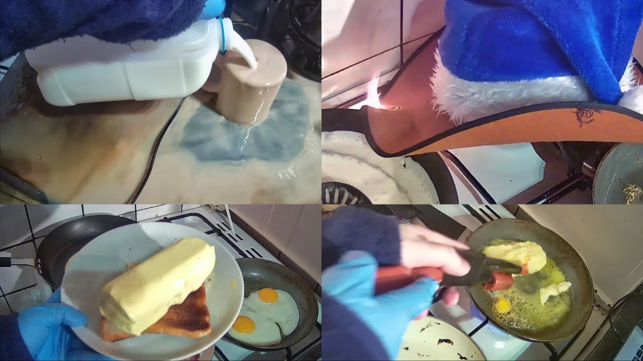 Chaos Cooking #1: American Breakfast made by a European - YouTube