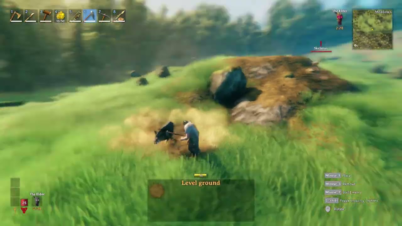 Valheim - 2 star Boar vs Skeleton - YouTube