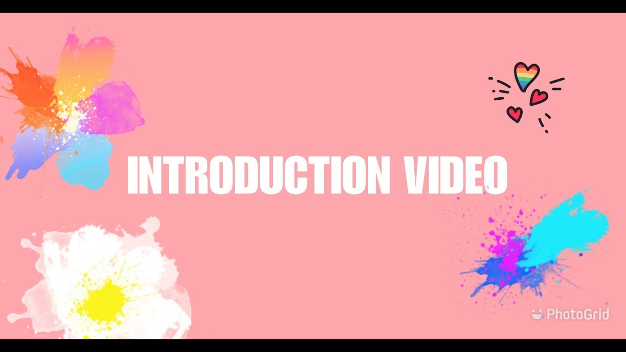 Introduction video! - YouTube
