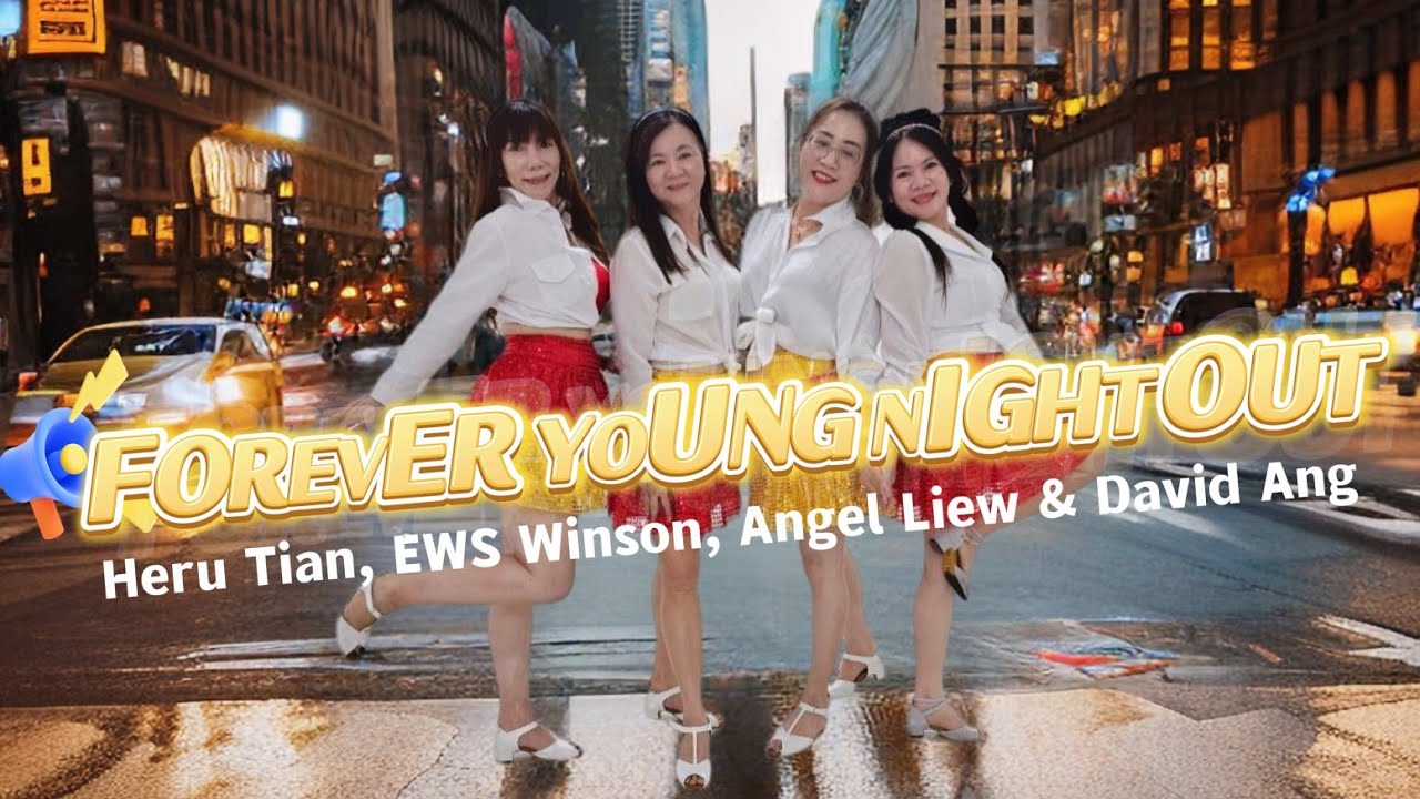 LADYQUEEN| FOREVER YOUNG NIGHT OUT LINE DANCE - YouTube