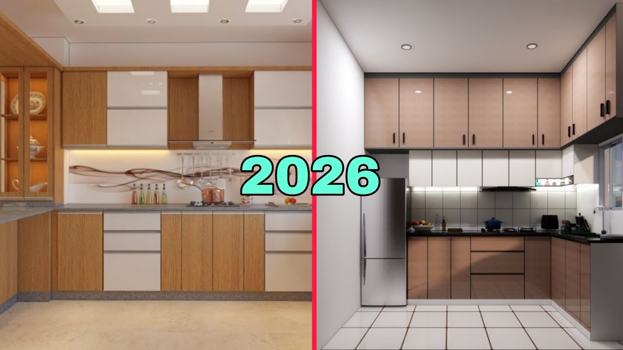 Latest Kitchen ke modular Design Ideas 2026 colour combination ideas ...