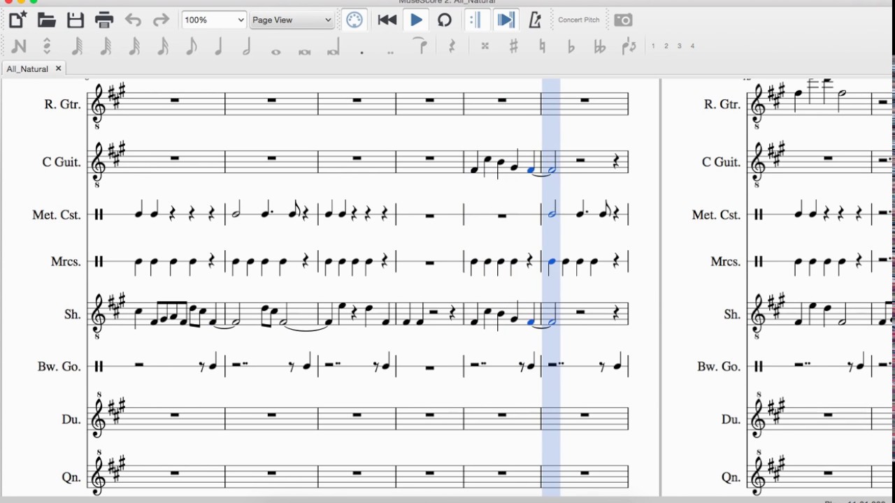 MuseScore Composition 1: All Natural - YouTube