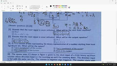 Logic Design Final 2021 Solution Zagazig university - YouTube