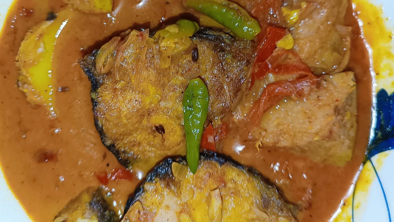 How To Cook Fish Curry with Elephant Apple (Fish Curry With Owtenga😋😋😋 ...