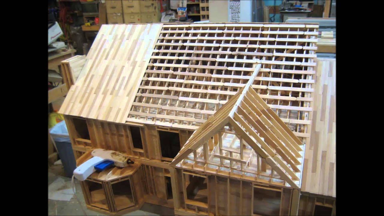 Popsicle House Build: Slide Show - YouTube