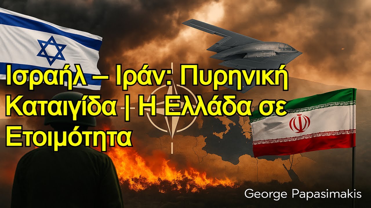 🔥 Ισραήλ–Ιράν Πόλεμος τώρα! Τι σημαίνει για την Ελλάδα & το ΝΑΤΟ; - YouTube