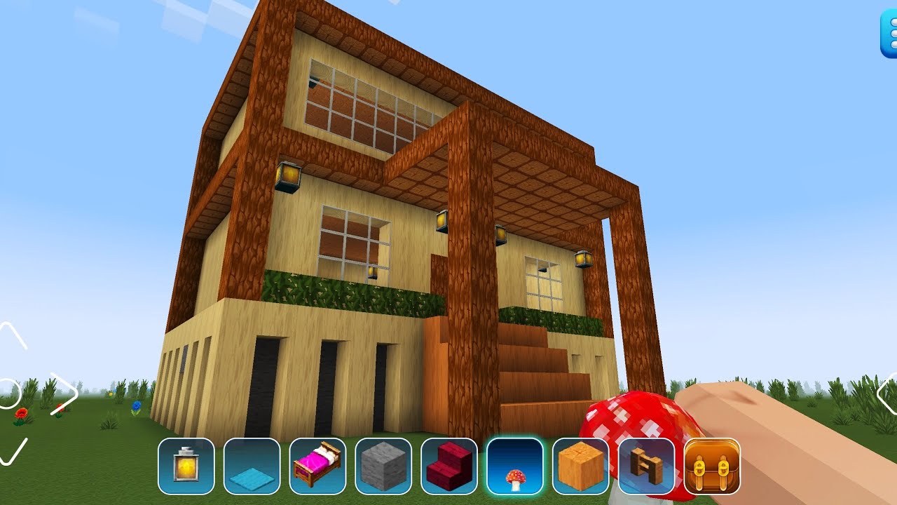 Realmcraft #629 | Modern Wooden House 🏠 - YouTube