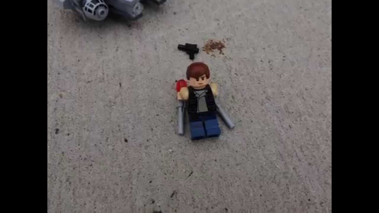 The Millennium Falcon Crash - YouTube