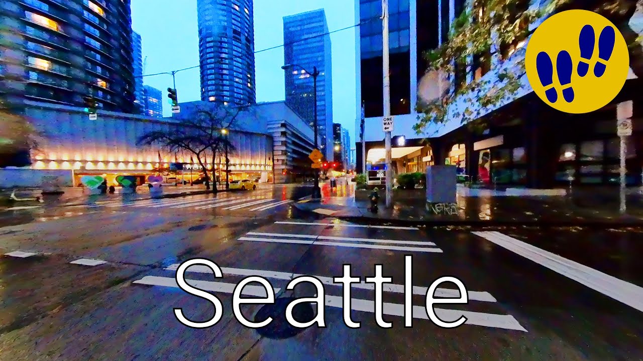 Walking in the Rain - Seattle - YouTube