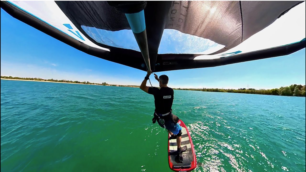 WING FOIL MOVE - heel toe tack - YouTube