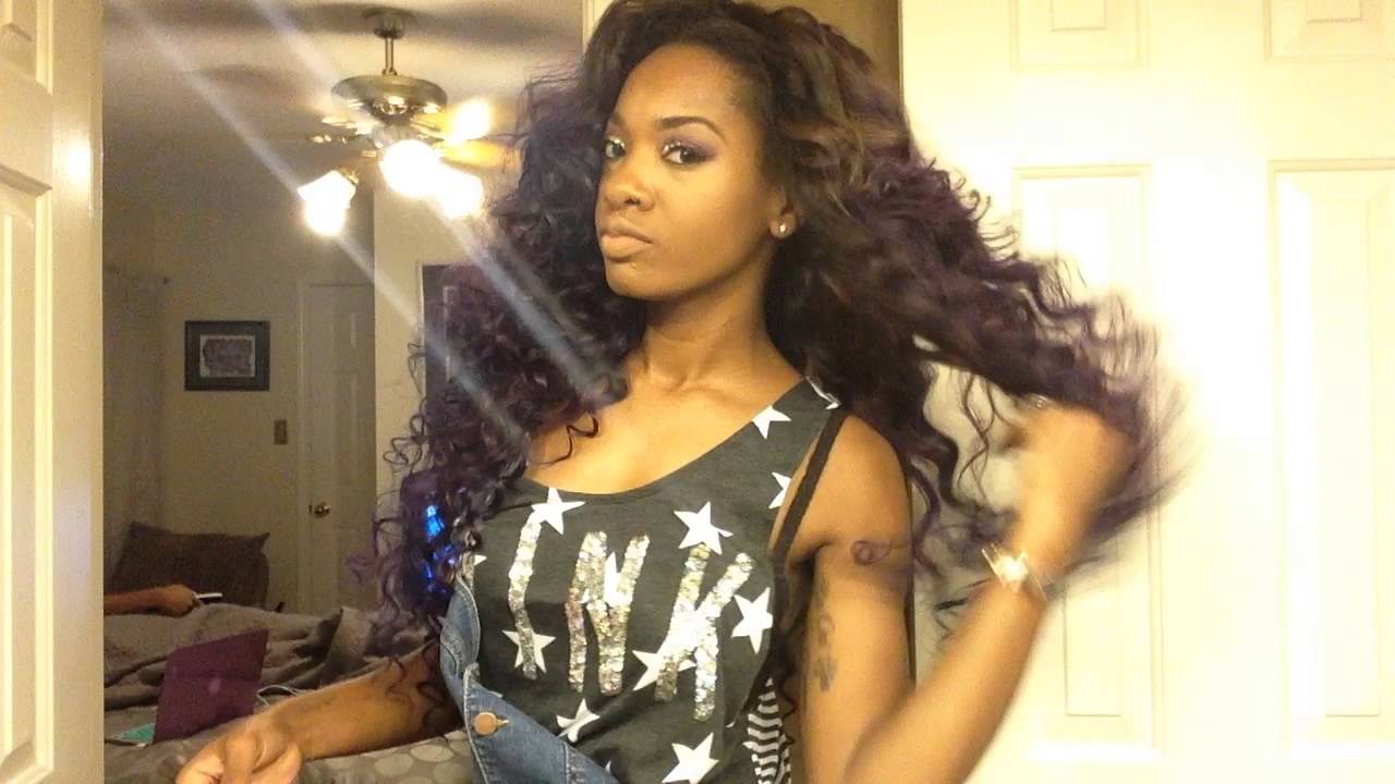 GRWM: Going to see Mizhani featuring Purple Mermaid Waves - YouTube