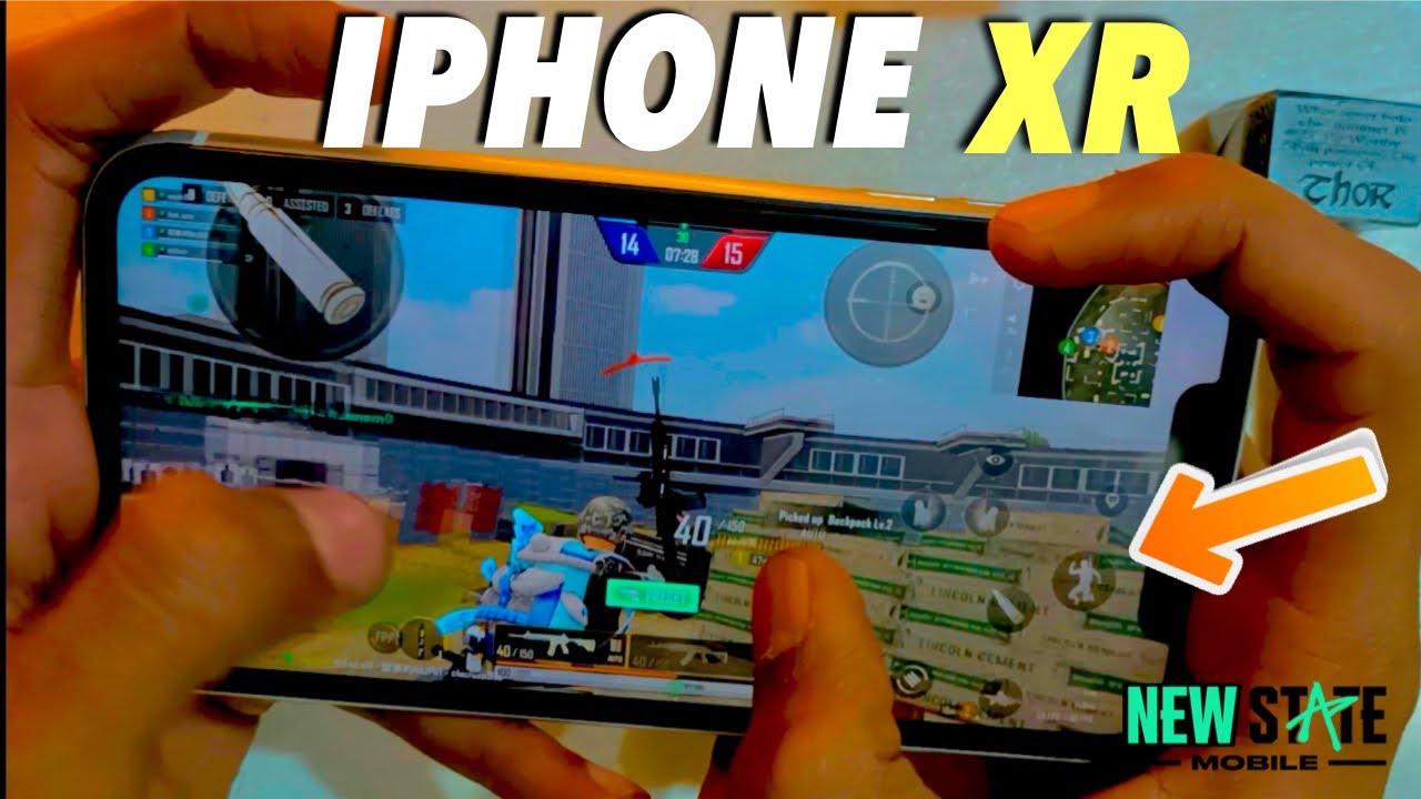 IPHONE XR PUBG NEW STATE TEST FULL GYRO TEST,MAX GRAPHICS SETTING,FPS ...
