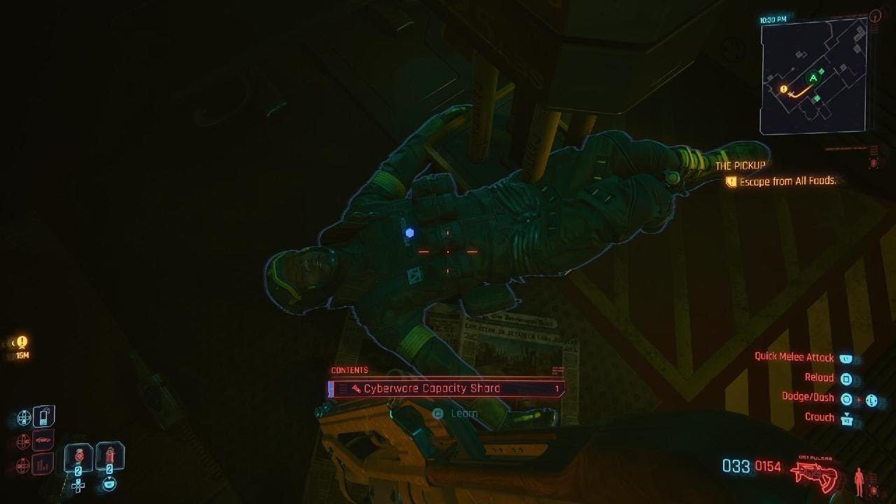 Cyberpunk 2077 update 2.11 cyberware capacity shard location part 3 ...