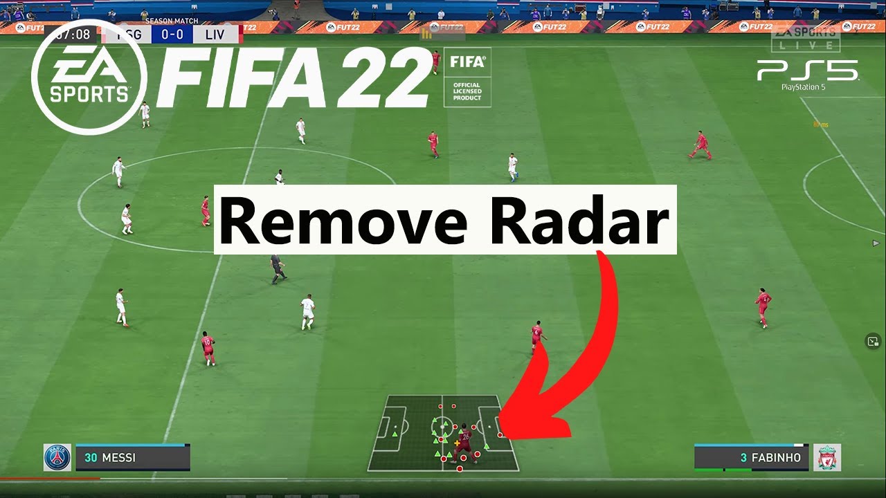 FIFA 22 - How To Remove The Radar - YouTube