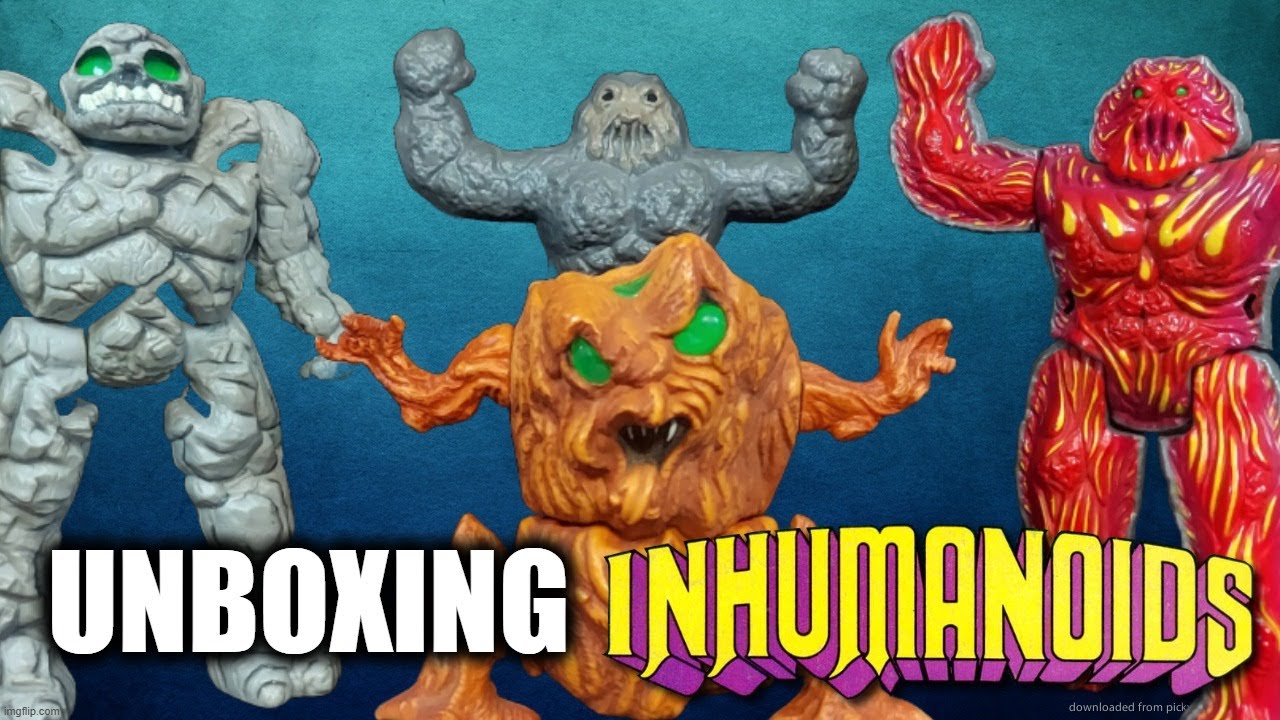Unboxing Vintage Monster Toys - INHUMANOIDS - YouTube