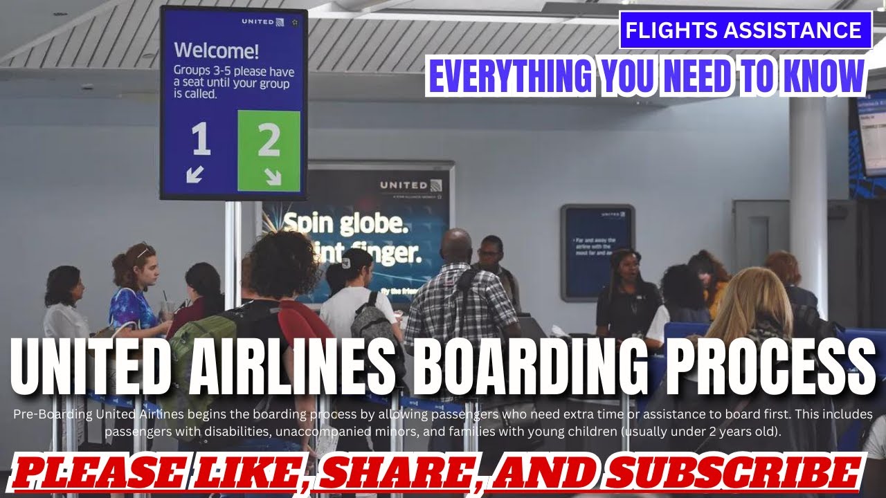 United Airlines Boarding Process | Everything You Need to Know - YouTube