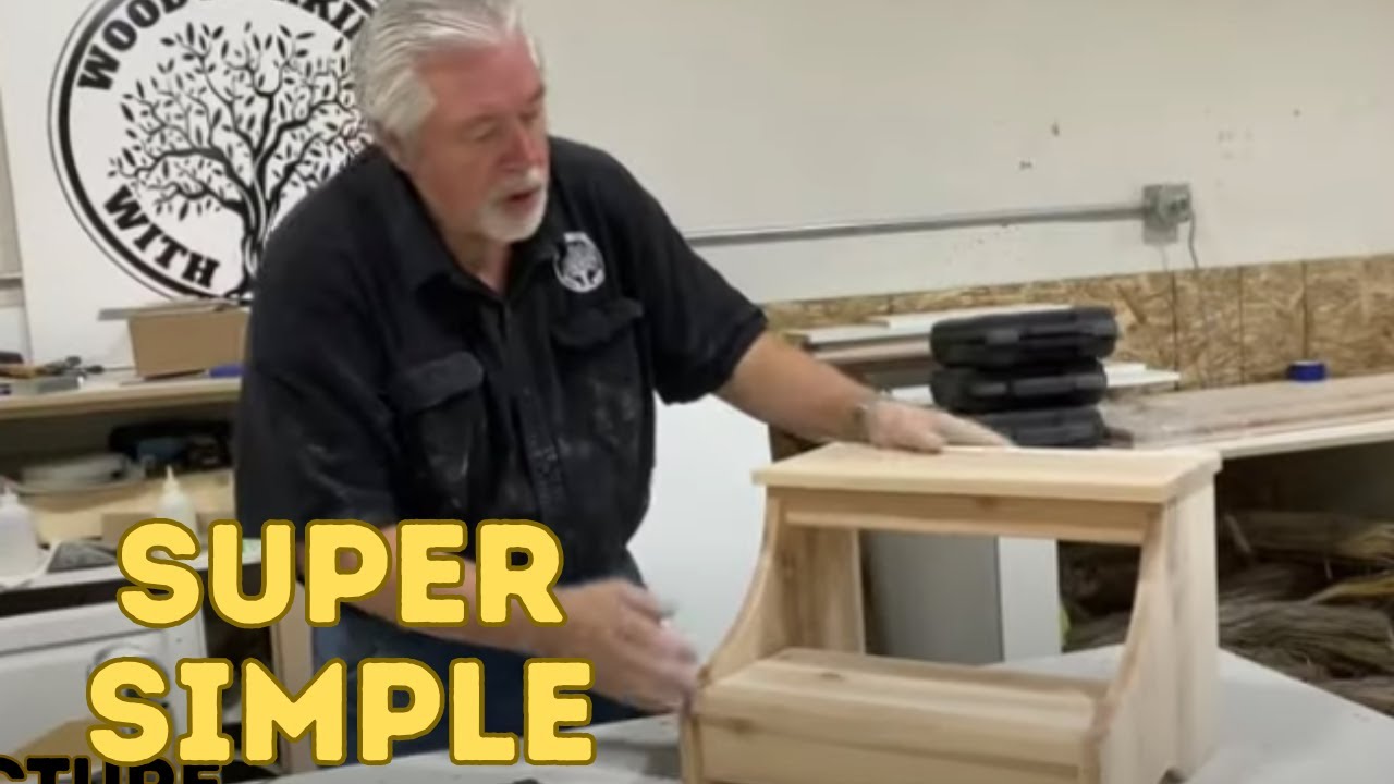 Easiest Way To Make Your Own Footstool - YouTube