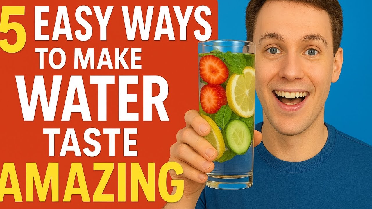 5 Easy Ways To Make Water Taste Amazing - YouTube