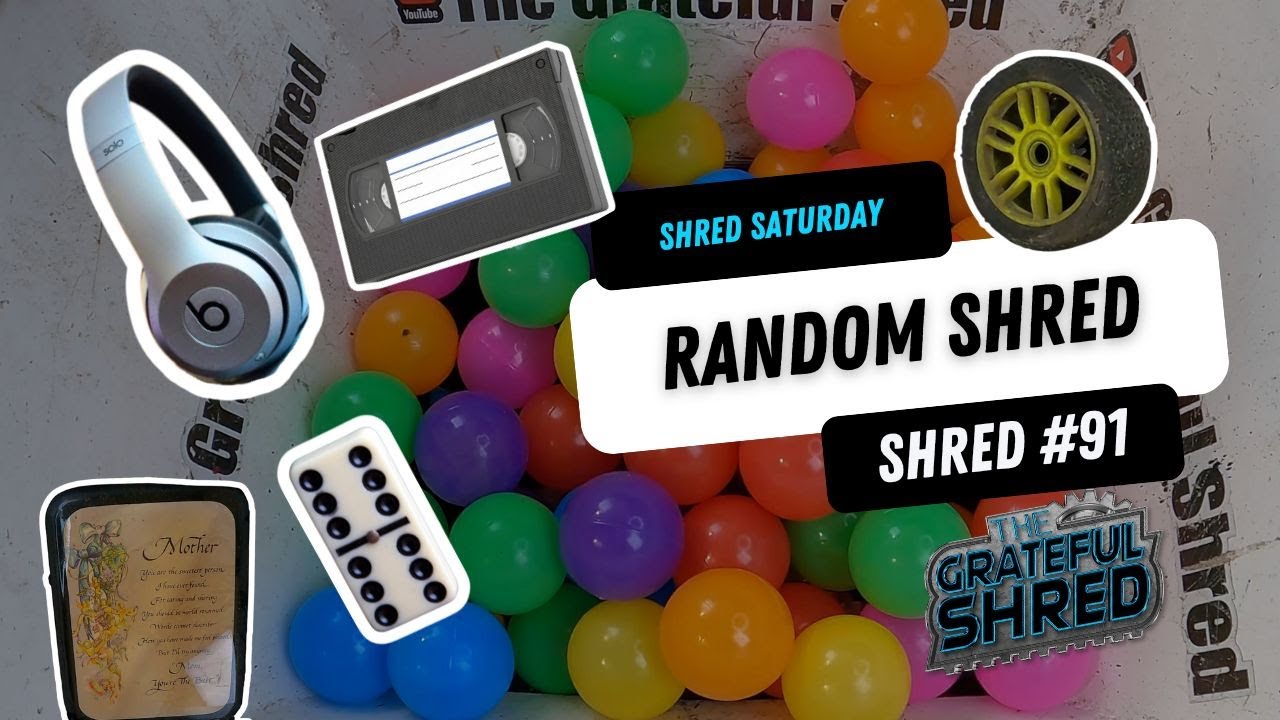 Shredding VHS Tapes, Tires, Mugs & More - YouTube