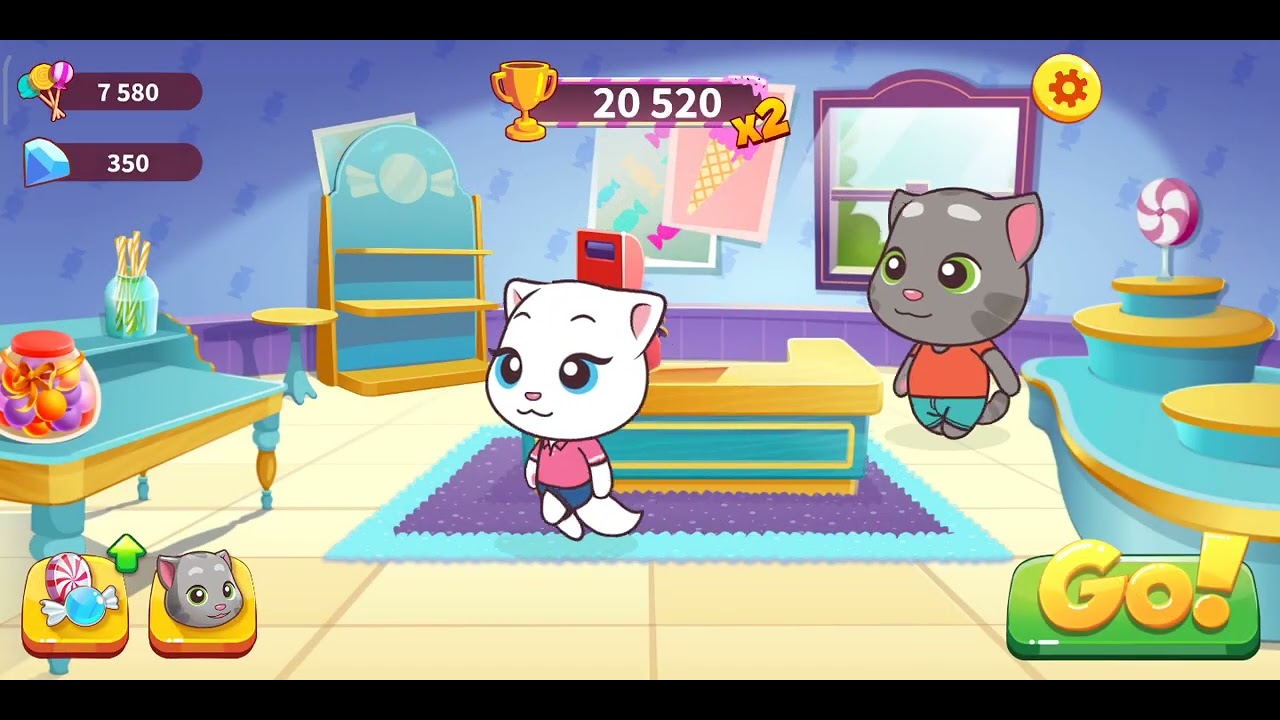 Talking tom candy run gameplay - YouTube