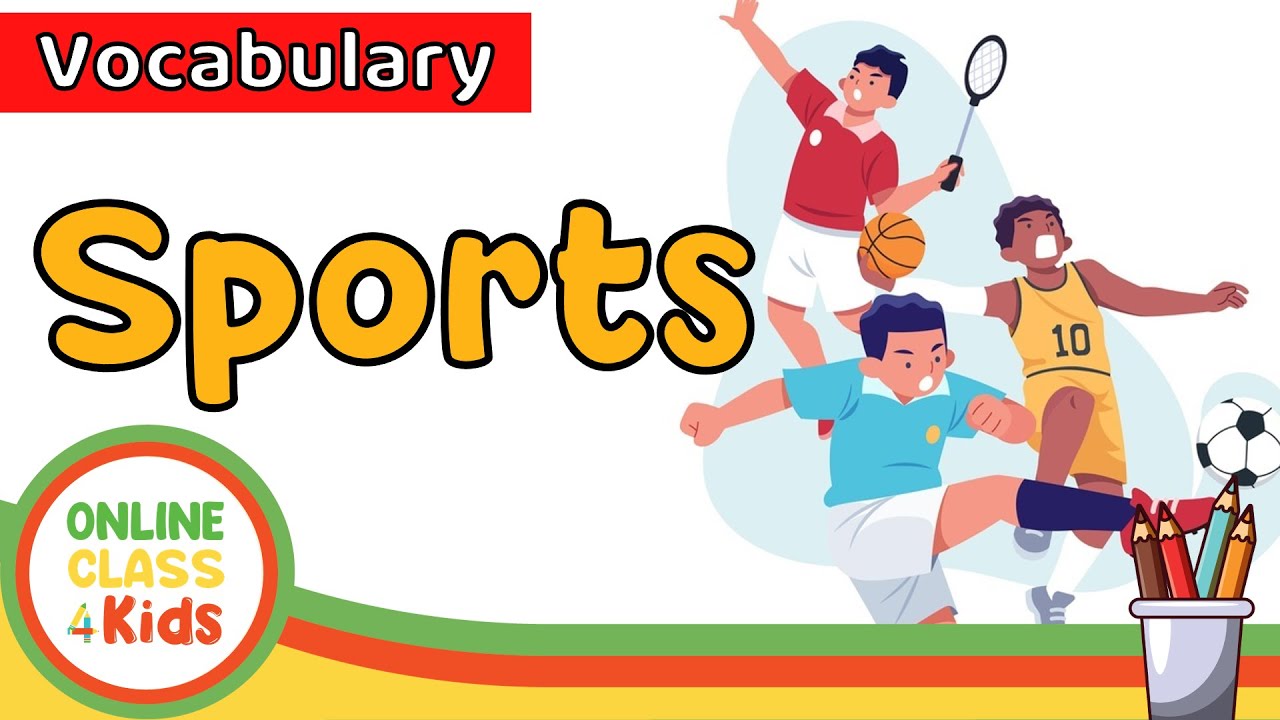 Sports English Vocabulary | Educational Videos For Kids | Learn English ...