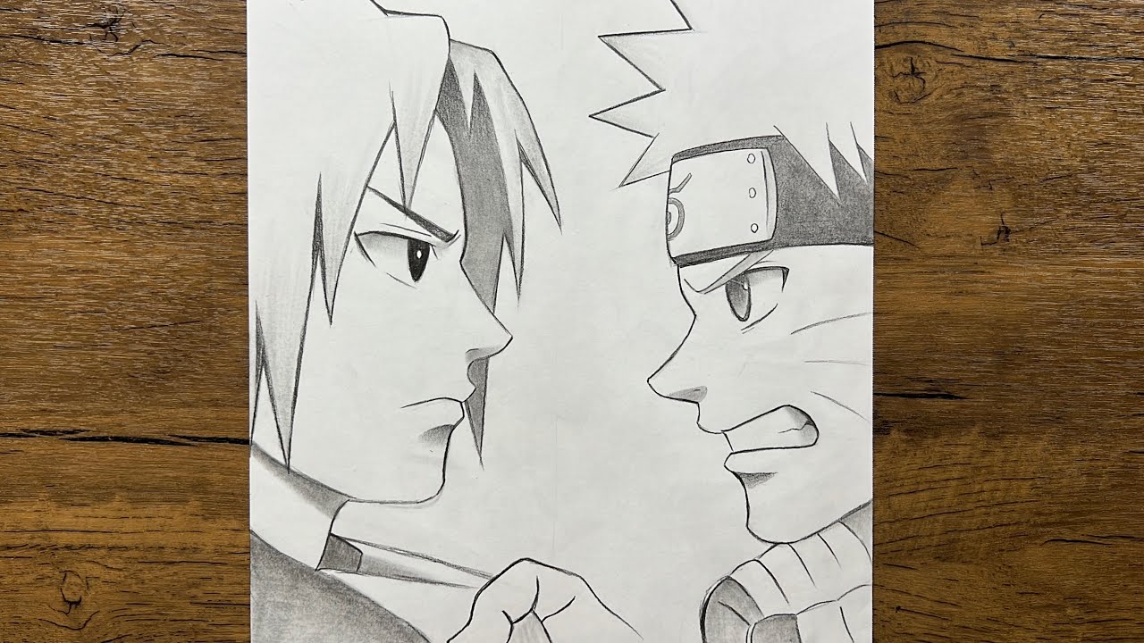 Naruto vs Sasuke Drawing – Ultimate Anime Art Tutorial for Fans - YouTube