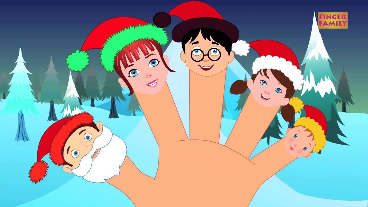 Santa's Finger Family | Nursery Christmas Songs - YouTube