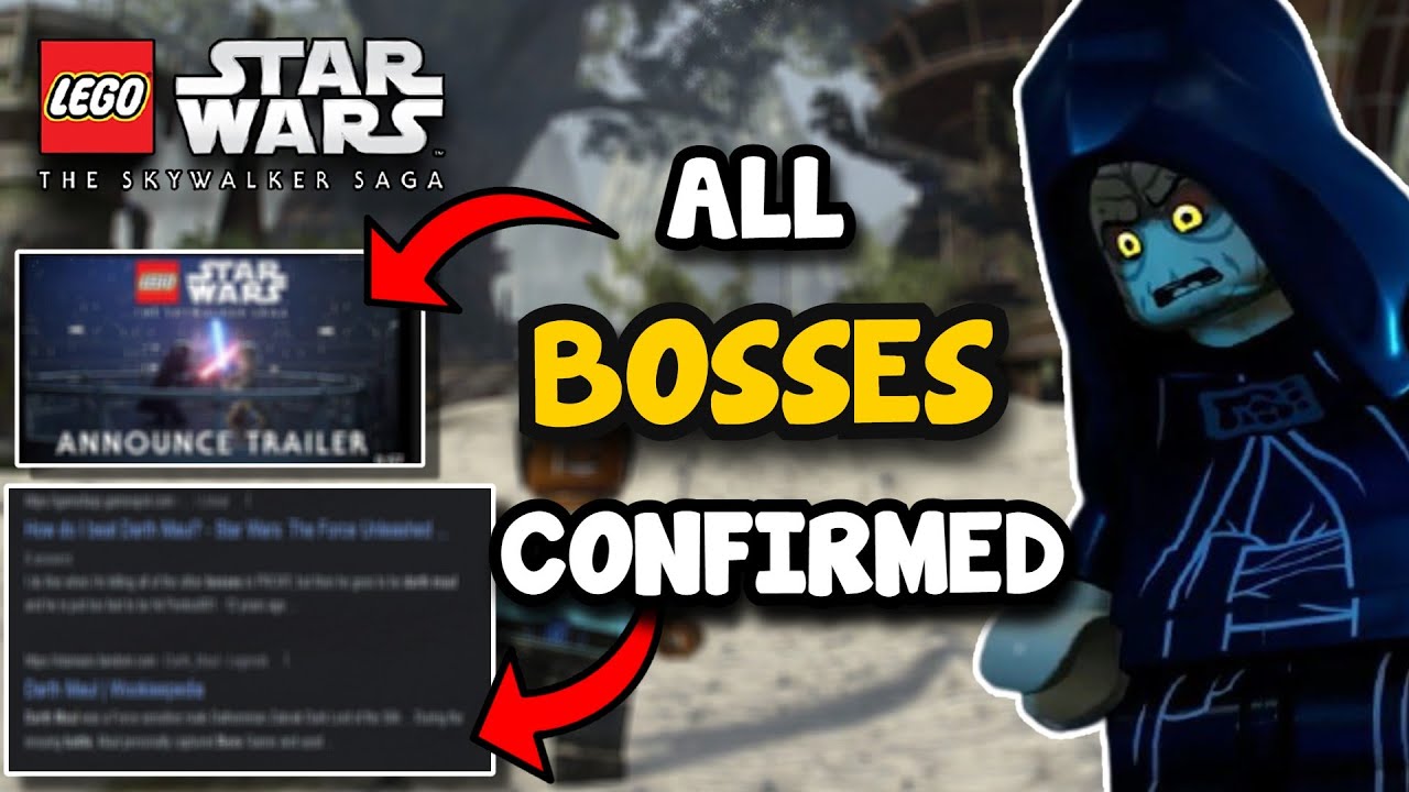All Confirmed Bosses So Far | Lego Star Wars™ The Skywalker Saga - YouTube