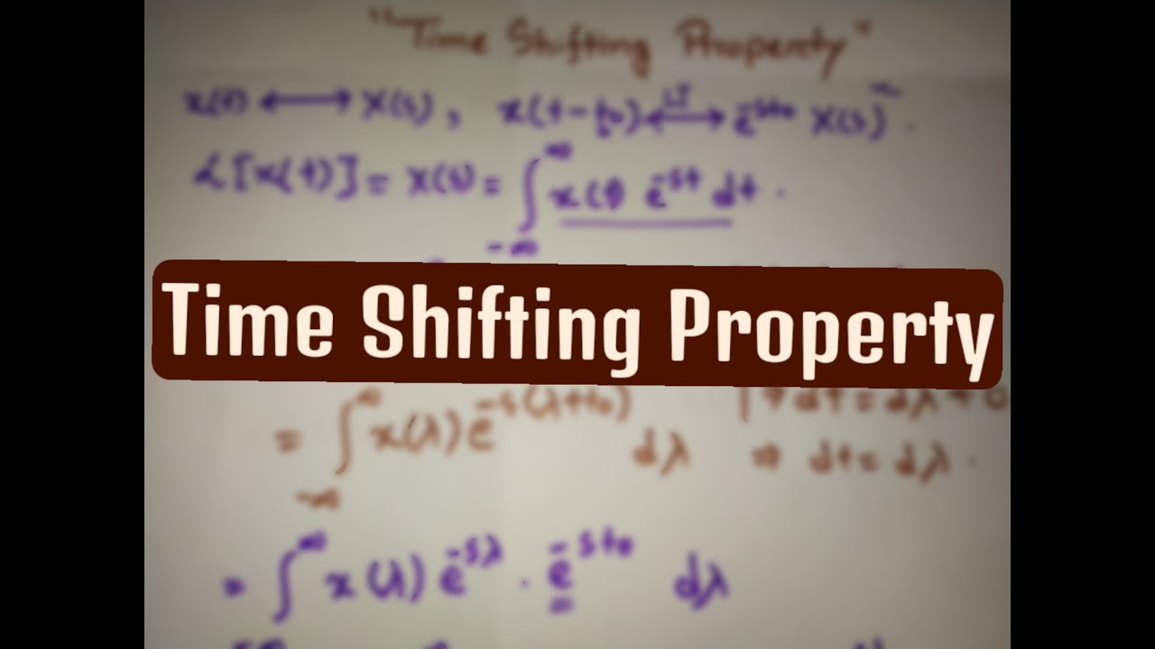 Time Shifting Property of Laplace Transform in Bangla - YouTube