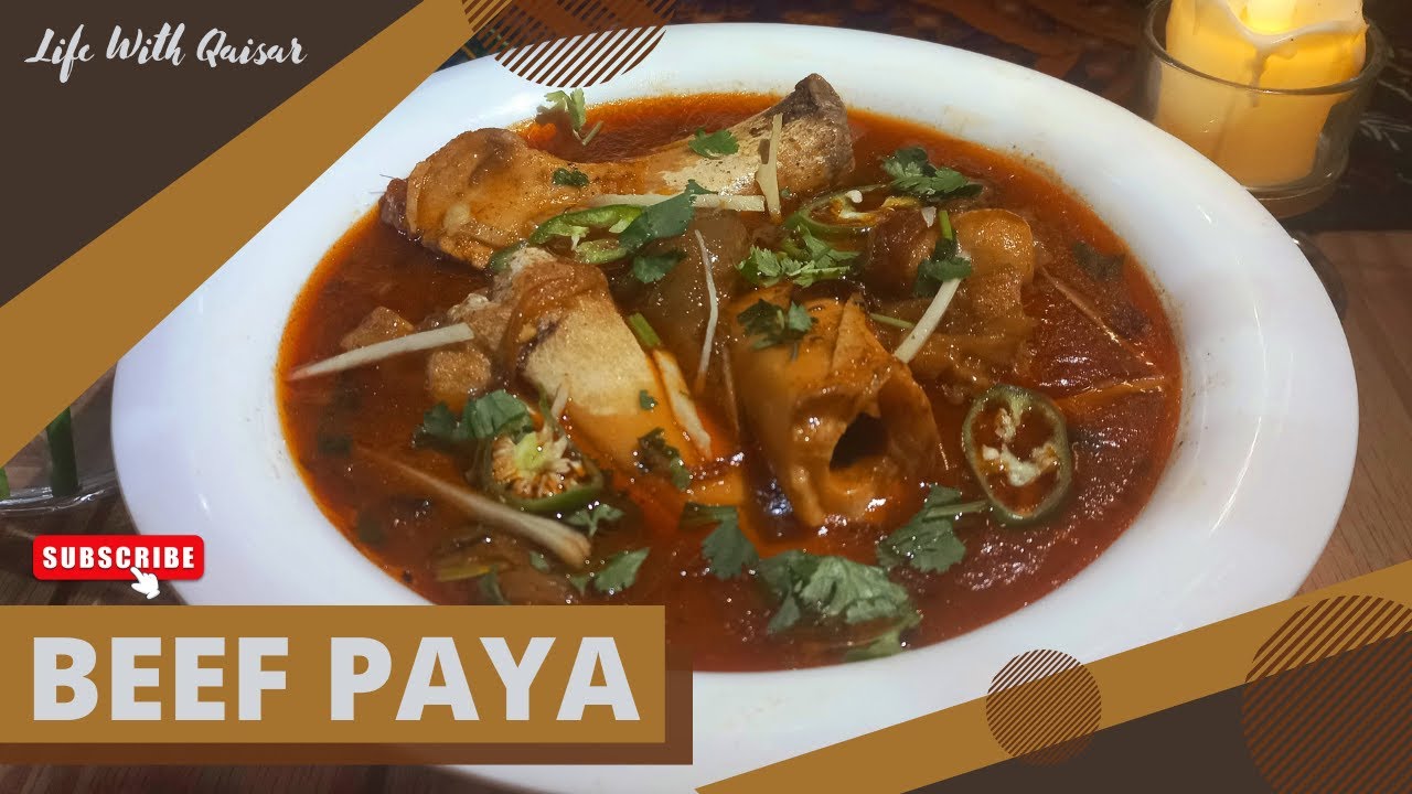 Beef Paya | Recipe - YouTube