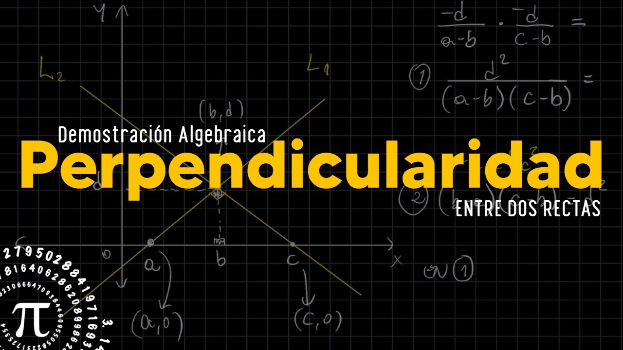¿Por qué 2 rectas son perpendiculares si el producto de sus pendientes ...