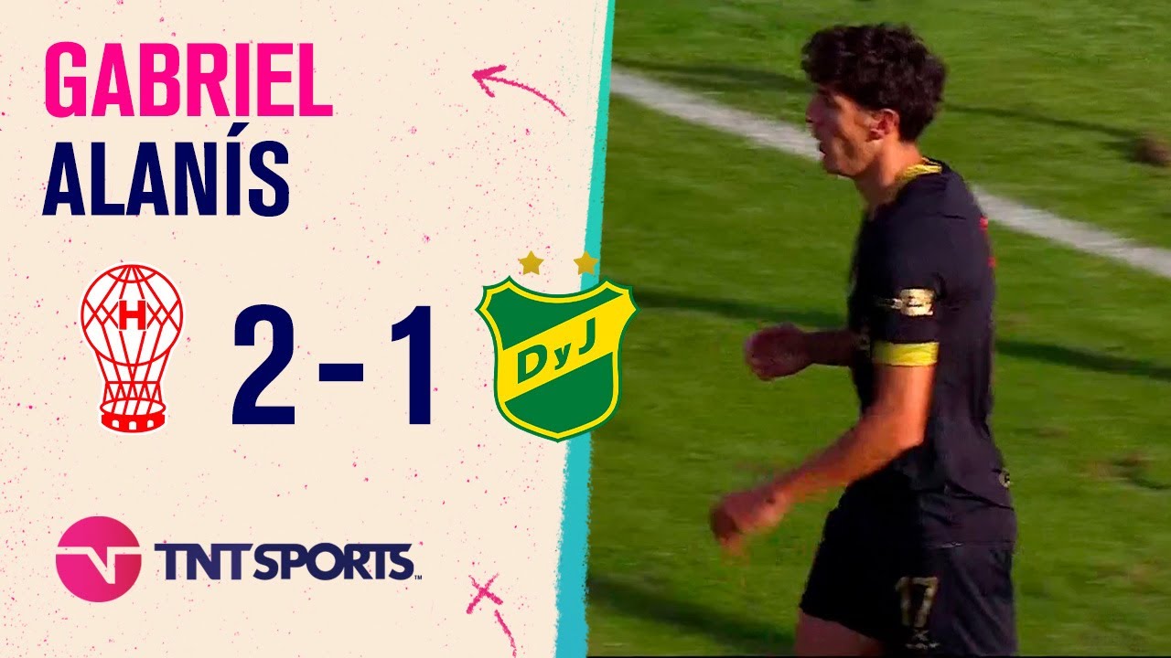 Gabriel #Alanís descontó para #DefensaYJusticia frente a #Huracán - YouTube