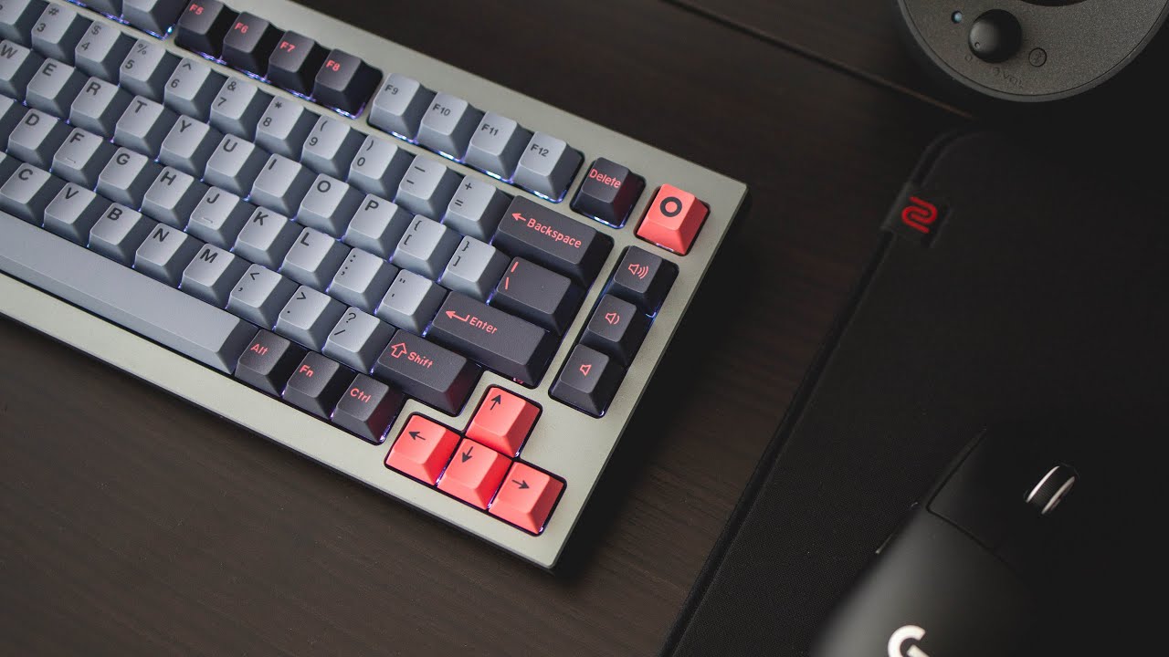 Modded Keychron Q1 Sound Test - best in stock 75% keyboard? - YouTube