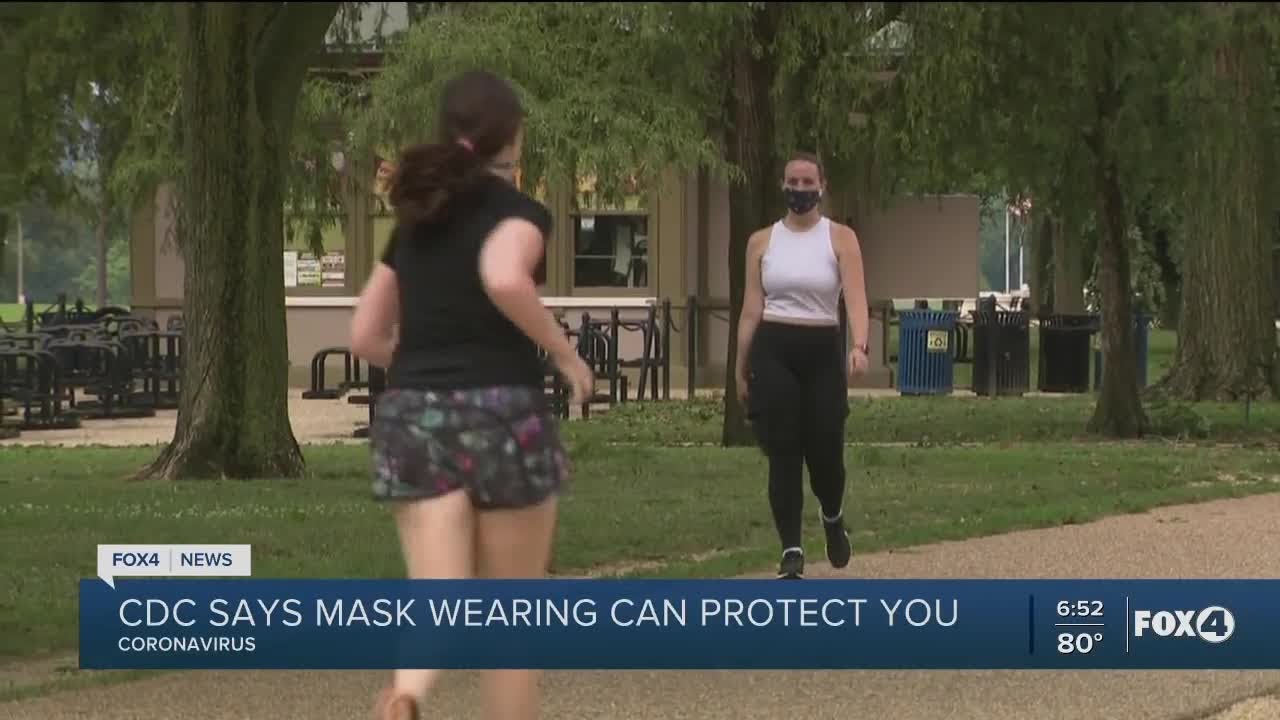CDC: masks help prevent infection as well as spread of COVID - YouTube
