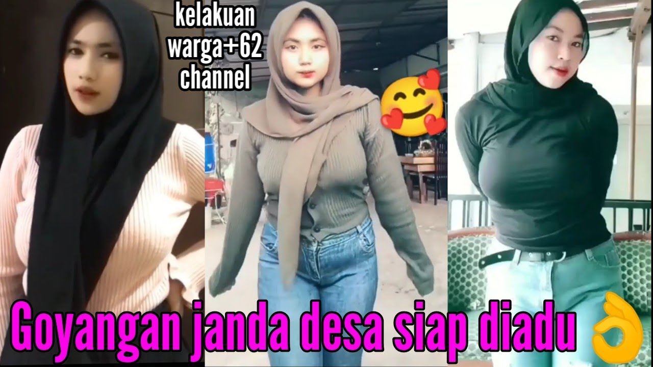 Goyangan janda desa bikin lelaki jatuh cinta | Beautiful hijab girl ...
